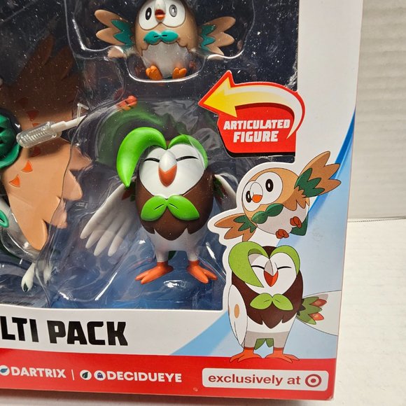 Nintendo | Toys | New Pokemon Multi Pack Arrow Launching Action Rowlet ...
